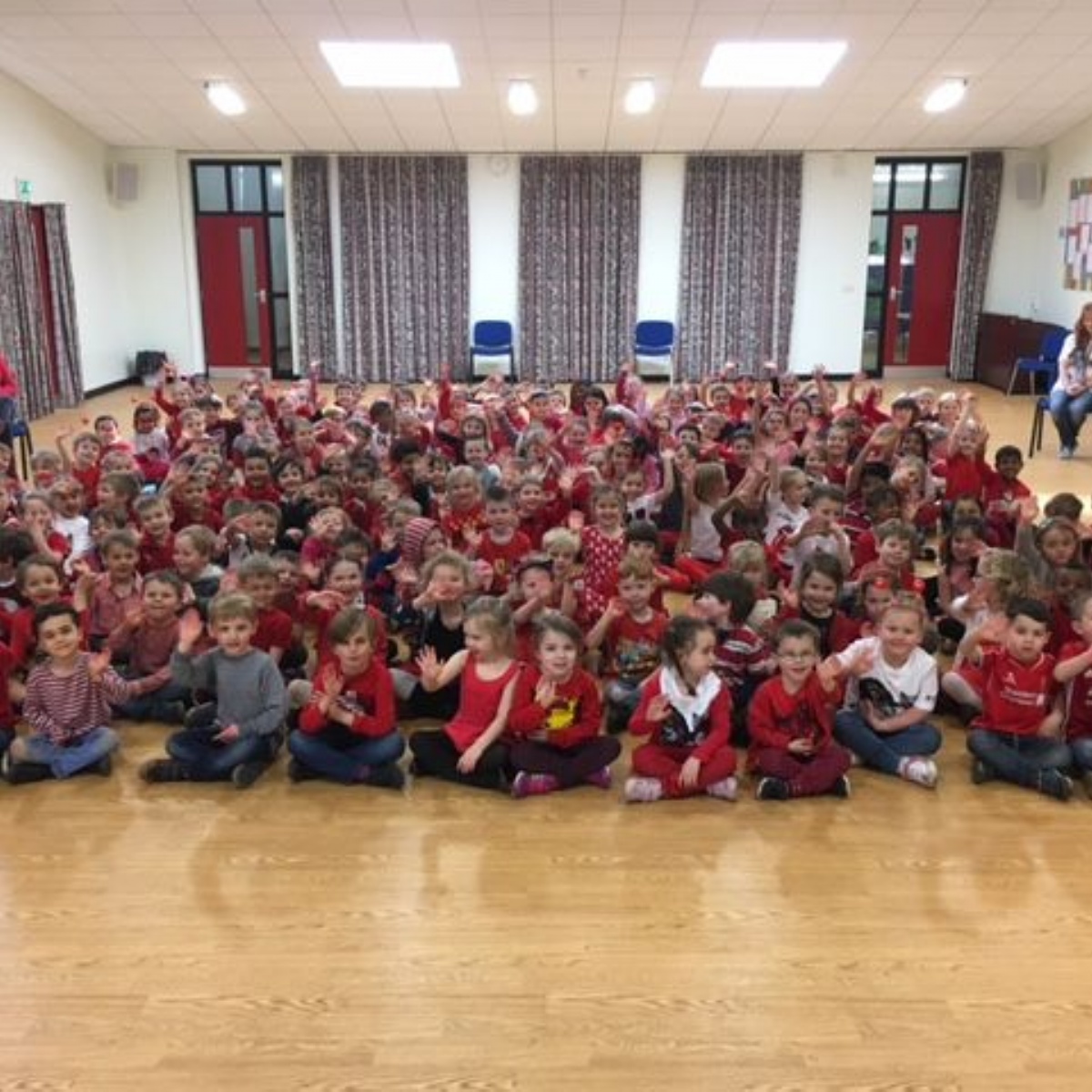 Hartsfield JMI School - Reception and KS1 are in the red!